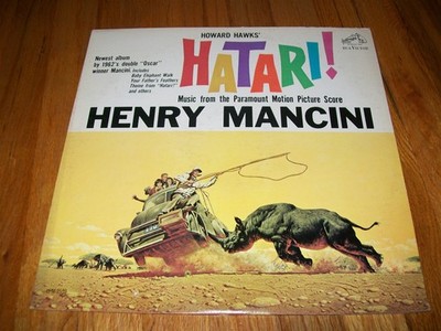 HENRY MANCINI - HATARI! LP - MUSIC FROM THE MOTION PICTURE SCORE ...