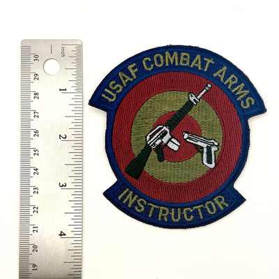 AIR FORCE PATCH - 3.75" USAF Combat Arms Instructor CATM Firearms ...