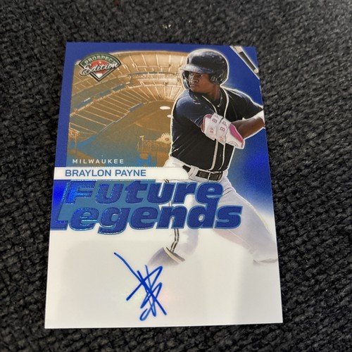 2024 Panini Prospect Edition Baseball Braylon Payne Blue Holo On Card ...