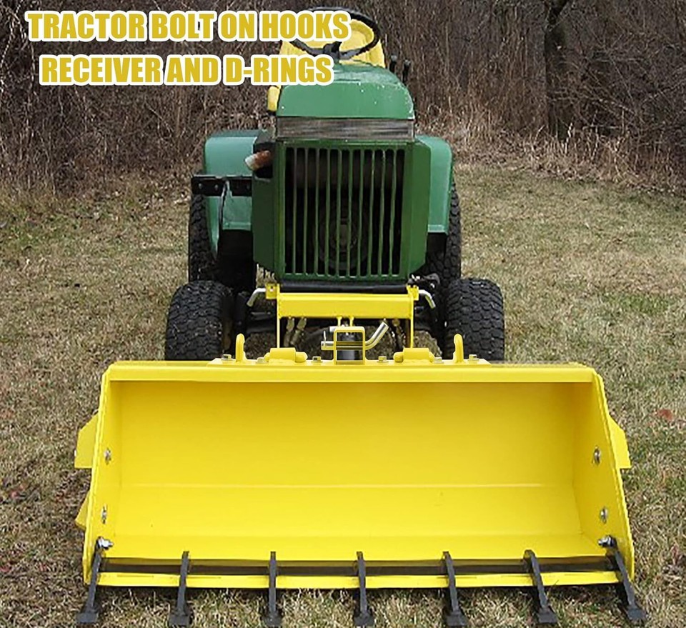 Tractor Bucket Hooks Bolt on Hooks 2” Receiver, G70 Grade Grab Hooks ...