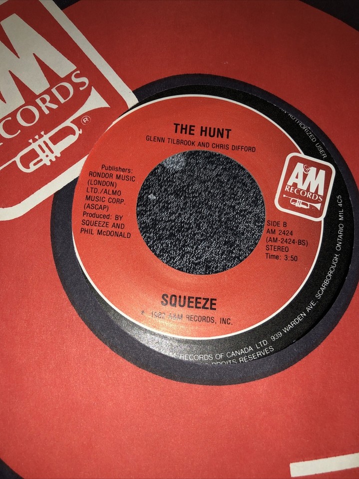 Squeeze A& M records Black coffee in bed 45rpm vinyl single 3a | eBay
