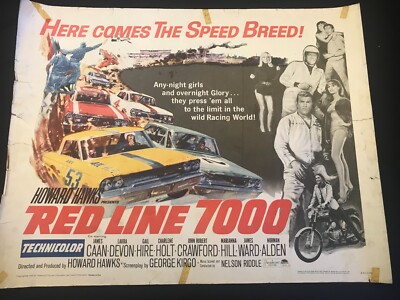 RED LINE 7000 original HALF SHEET 22X28 | eBay