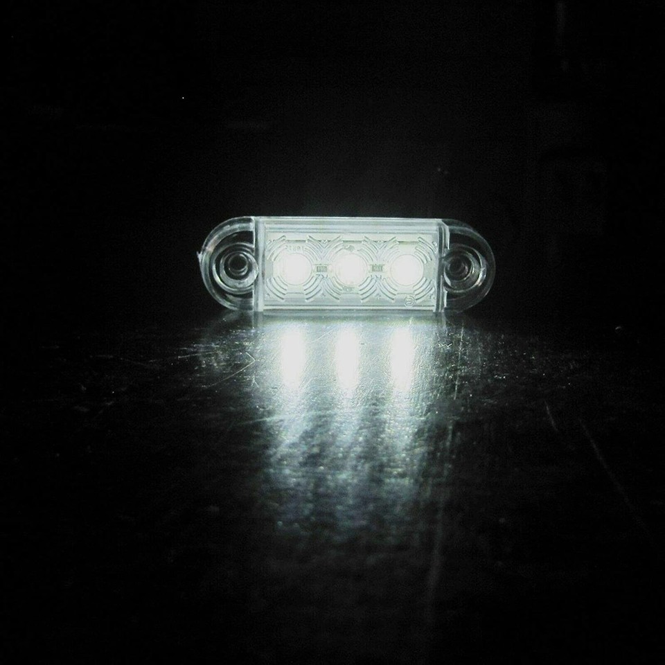 10x 3 LED Seitlich Vorne Umriss Marker Lichter Bus Lkw Fahrwerk Auto ...