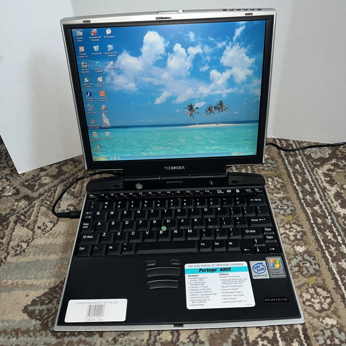 Toshiba Satellite Laptops Refurbished Xp