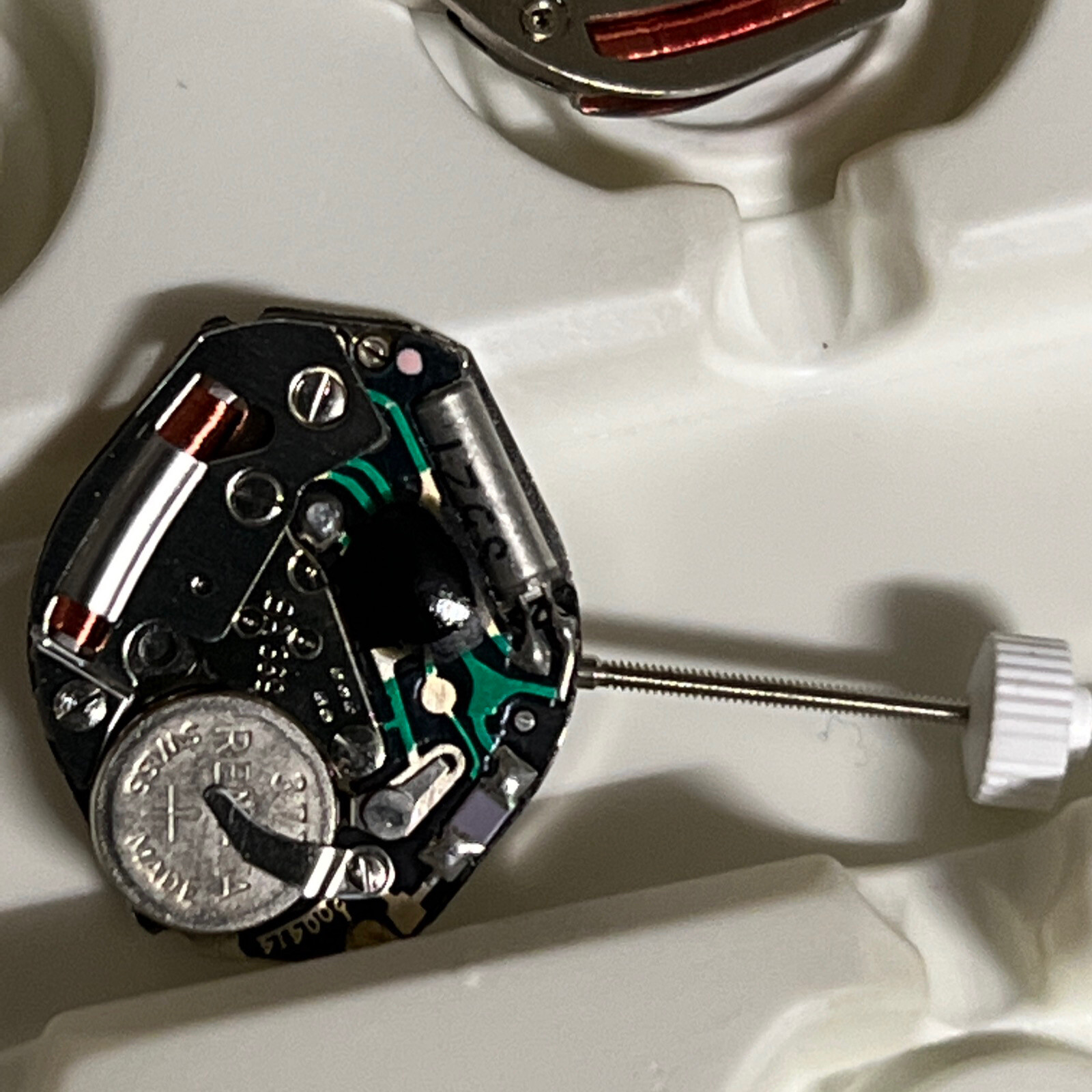 Movimento quarzo ISA 369 nuovo con batteria Renata 377 nuova. Secondi ...