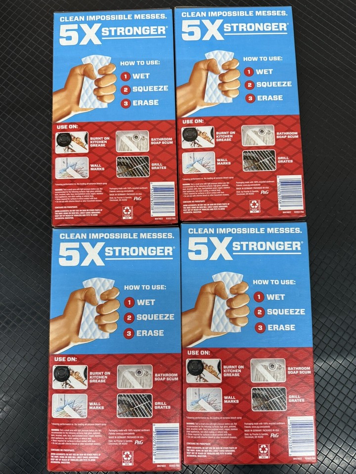 Mr. Clean Magic Eraser Extra Durable 5X Stronger Household Cleaning ...