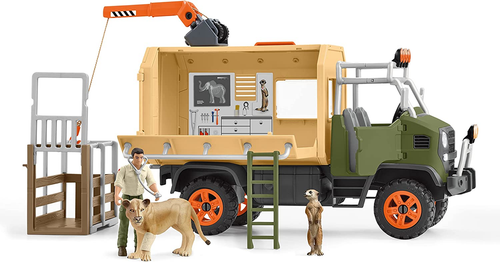 Wild Life 10-Piece Animal Rescue Toy Truck with Ranger and Animals ...