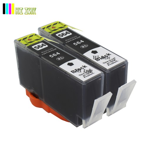 2PK 564XL Black Ink For HP PhotoSmart 7510 7520 7525 309 309A C5300 ...