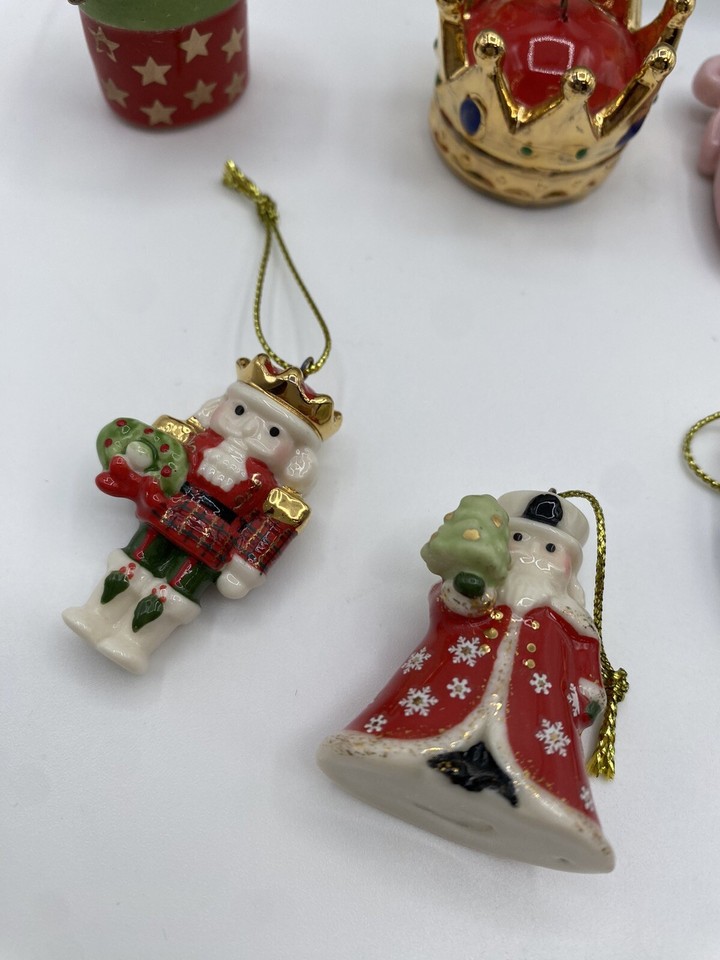 Lenox The Nutcracker Christmas Ceramic Ornament set of 10pcs New ...