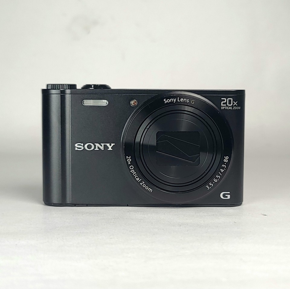 Sony Cyber-shot DSC-WX350 Digital Camera 18.2MP 20x Optical Zoom Black ...