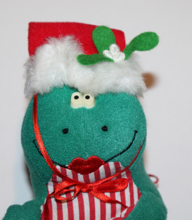vintage 1985 Heartline Magic Mistletoad 9" plush stuffed animal ...