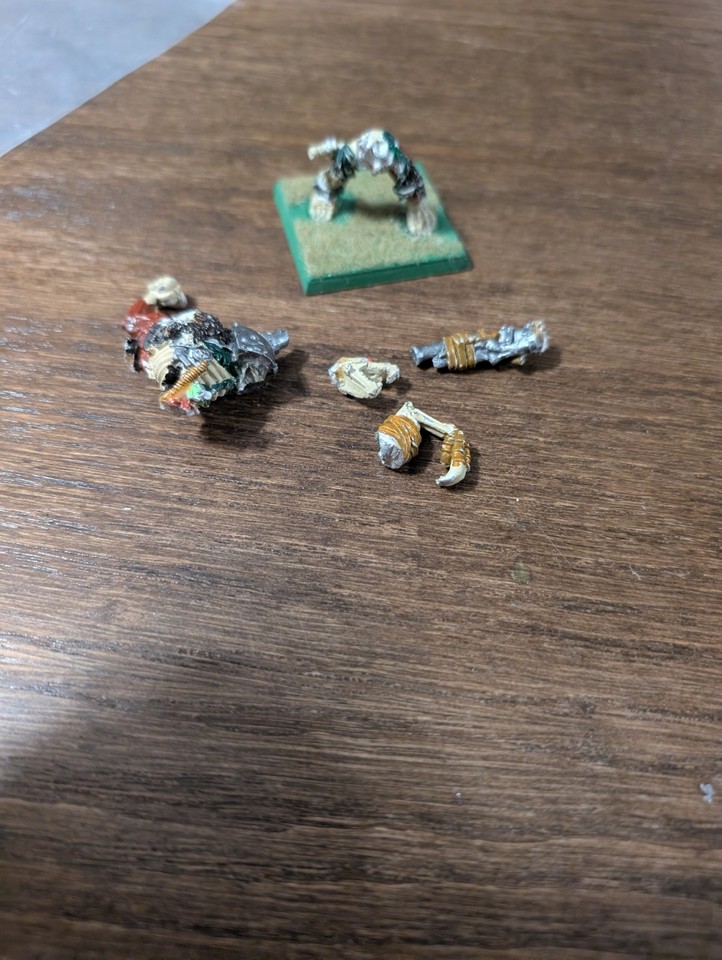 Warhammer Skaven Boneripper Metal OOP Rat Ogre Bodyguard WFB | eBay