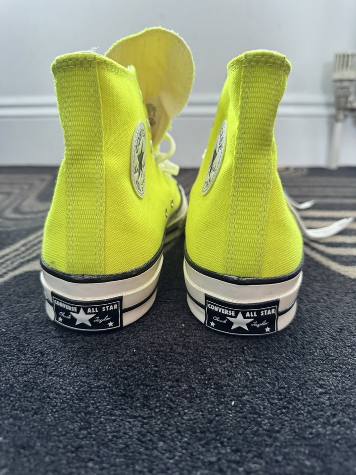 Bright Yellow Converse! Size Uk 8 | eBay UK