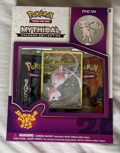 Pokemon Mythical Collection 20th Anniversary Mew Error Box Generations ...