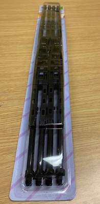 20" INCH BLACK DOUBLE BLADE WINDSHIELD WIPER 2 PC SET ALL SEASONS | eBay