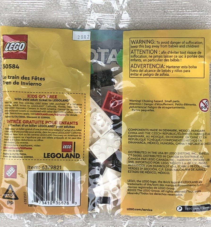 LEGO Creator 30584 Winter Holiday Train 73 Pieces Christmas Set - New ...