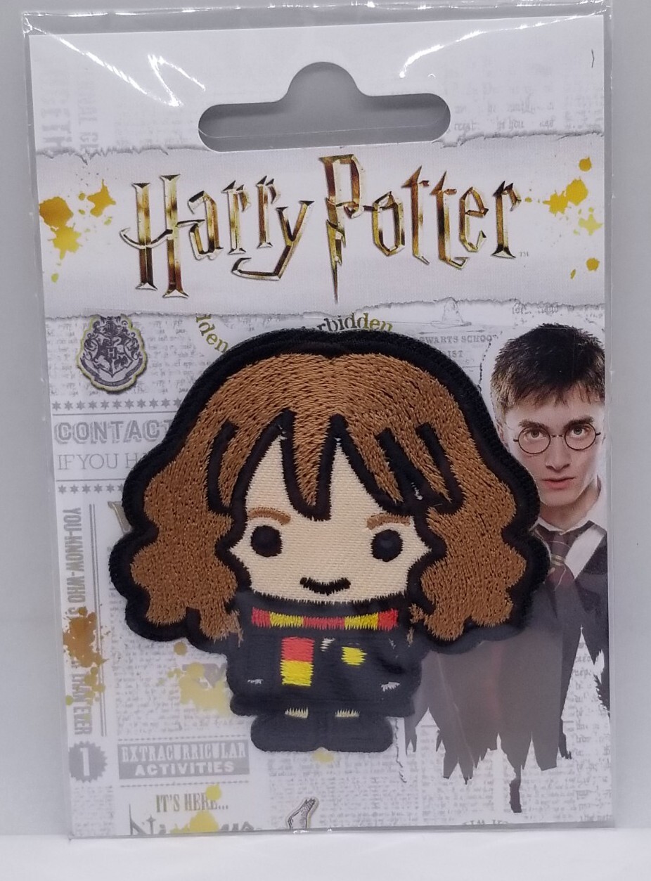 Harry Potter Iron-On Patch: Cute Hermione Granger w/Gryffindor Scarf ...