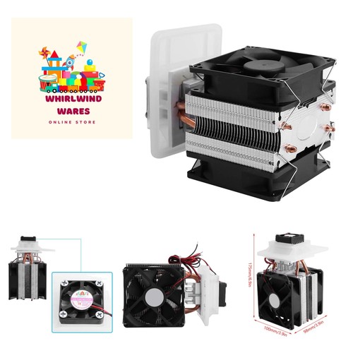 Peltier Cooler Semiconductor Refrigeration Cooling System DIY Kit 12V ...