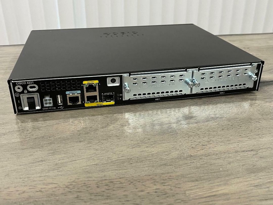 Cisco ISR4221/K9 V02. 4200 Series Integrated Service Router Ready To ...
