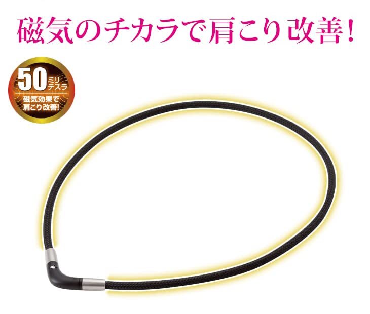 Phiten Necklace RAKUWA Magnetic Titanium Necklace V Type Black 50cm | eBay