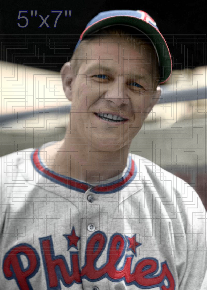 Paul Erickson - 1948 Philadelphia Phillies - choose a size - colorized ...