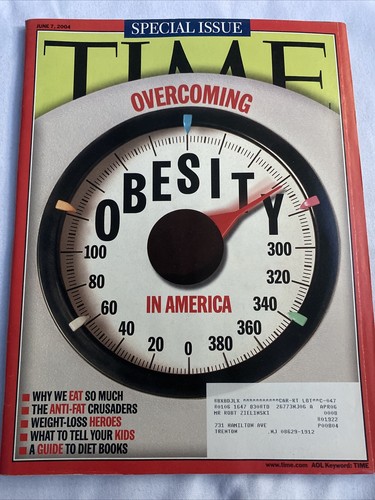 2004 June 7 Time Magazine: Overcoming OBESITY In America (CP91) | eBay