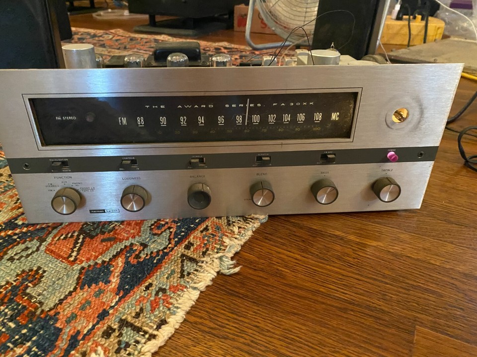 Vintage Harman Kardon FA-3 tube receiver working | eBay