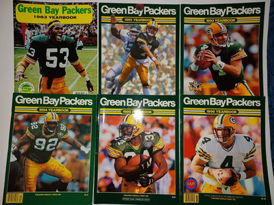Lot of 13 Green Bay Packers Football Yearbooks 1983, 1990, 1993-2003 ...