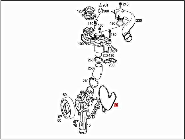 Genuine MERCEDES Gasket 1372010080 | eBay