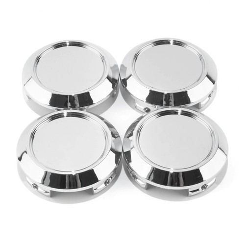 4pcs 64mm 2.53in Chrome Wheel Rim Center Caps Replacements ID:60mm(2 ...