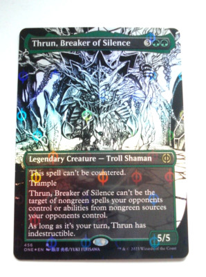 Thrun, Breaker of Silence V.2 (Step-and-Compleat Foil) Phyrexia MTG ...