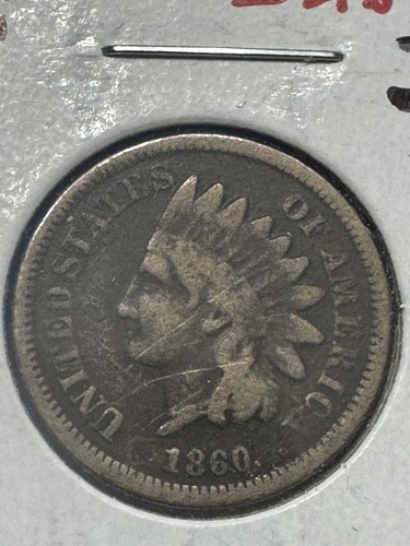 1860 Indian Head Cent, Pointed Bust, Copper Nickel, Better Date, 99c ...