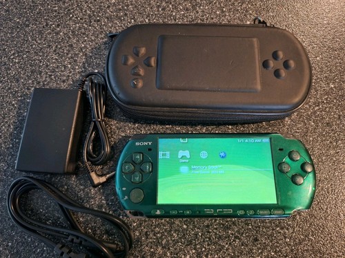 Sony PSP 3001 USA Console Green Metal Gear Solid 32GB Memory Bundle ...