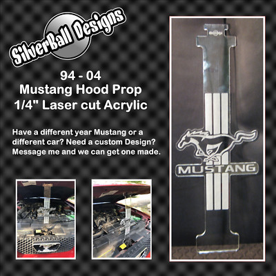 Custom Mustang Car Show Hood Prop - Laser Cut Acrylic Boss Cobra GT 94 ...
