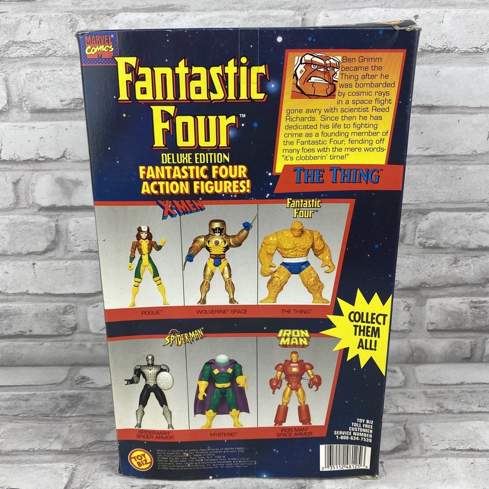 ToyBiz Marvel Action Hour Fantastic Four The Thing 10" Figure In Box ...