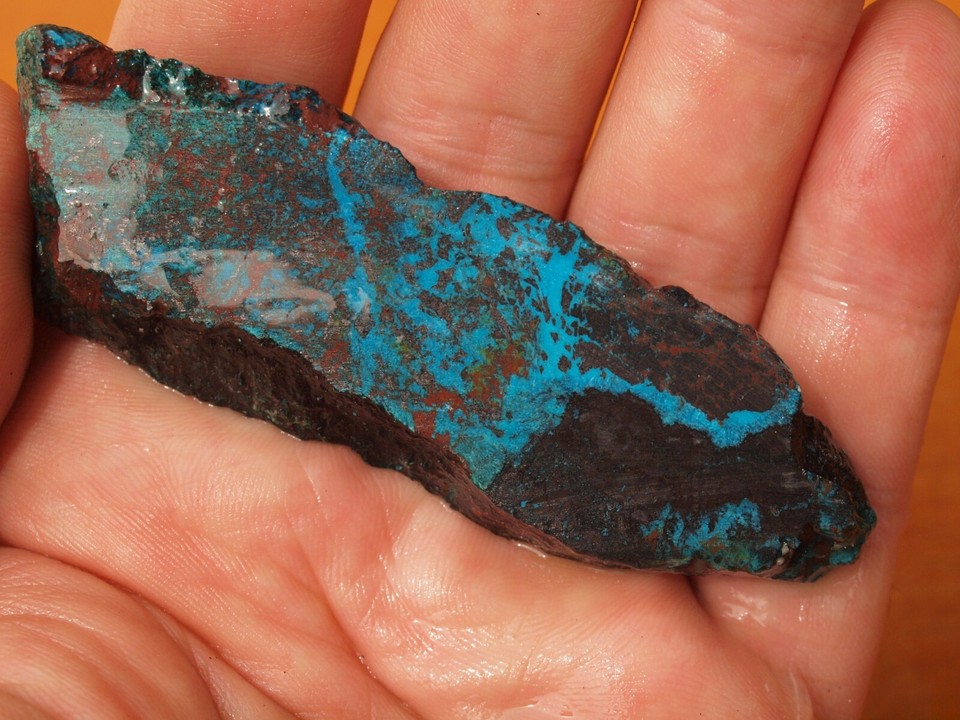 Huge Bisbee Arizona Old Stock Bright Blue Turquoise Slab from the ...
