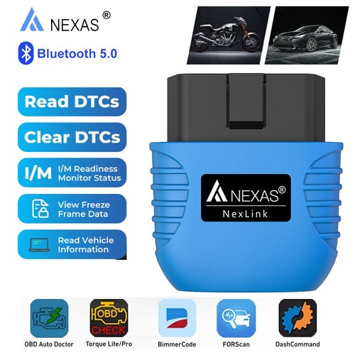 NEXAS NexLink Car Bluetooth OBDII EOBD Scanner Diagnostic Scan Tool Code Reader | eBay