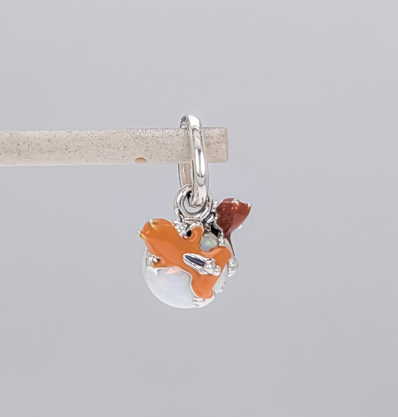 New 100% Authentic PANDORA Disney Chip & Dale Opal Bauble Dangle Charm ...