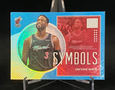 2018-19 Panini Status Symbols Blue #10 Dwyane Wade Miami Heat | eBay