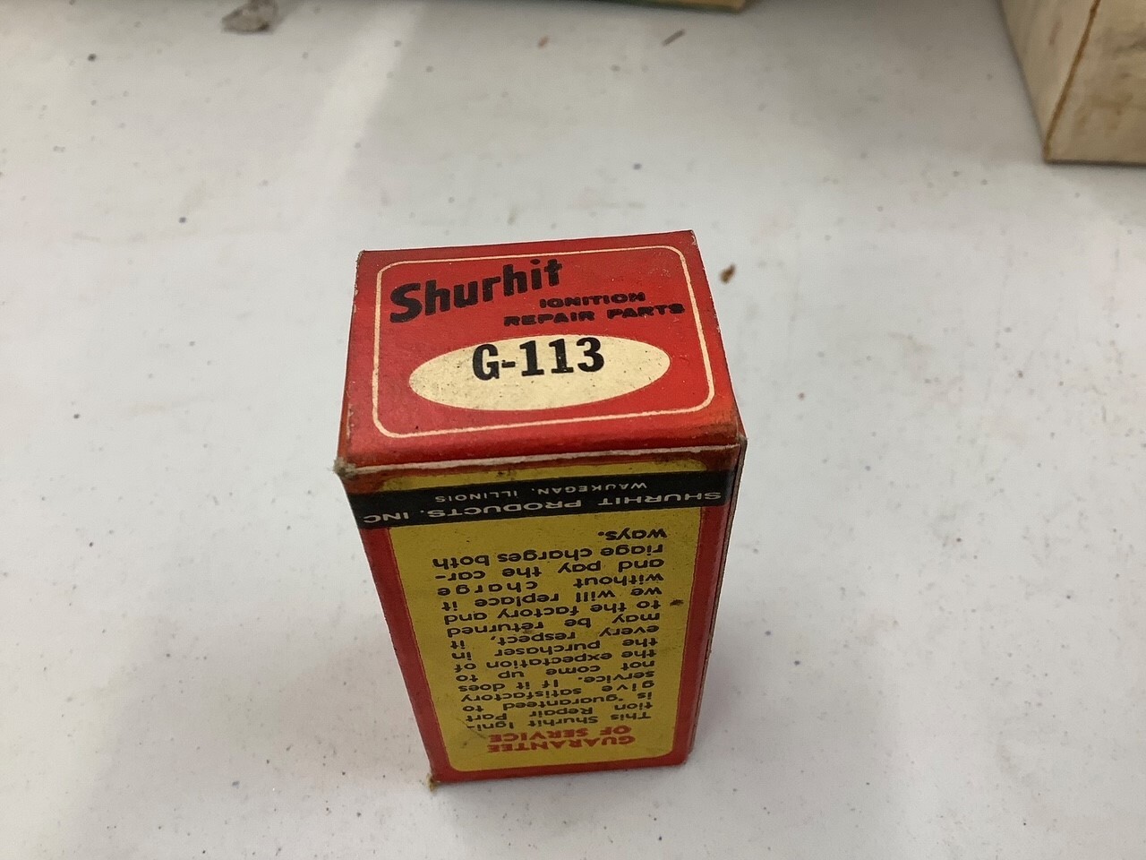SHURHIT G-113 IGNITION/DISTRIBUTOR CONDENSER; PREMIUM QUALITY NEW PART ...