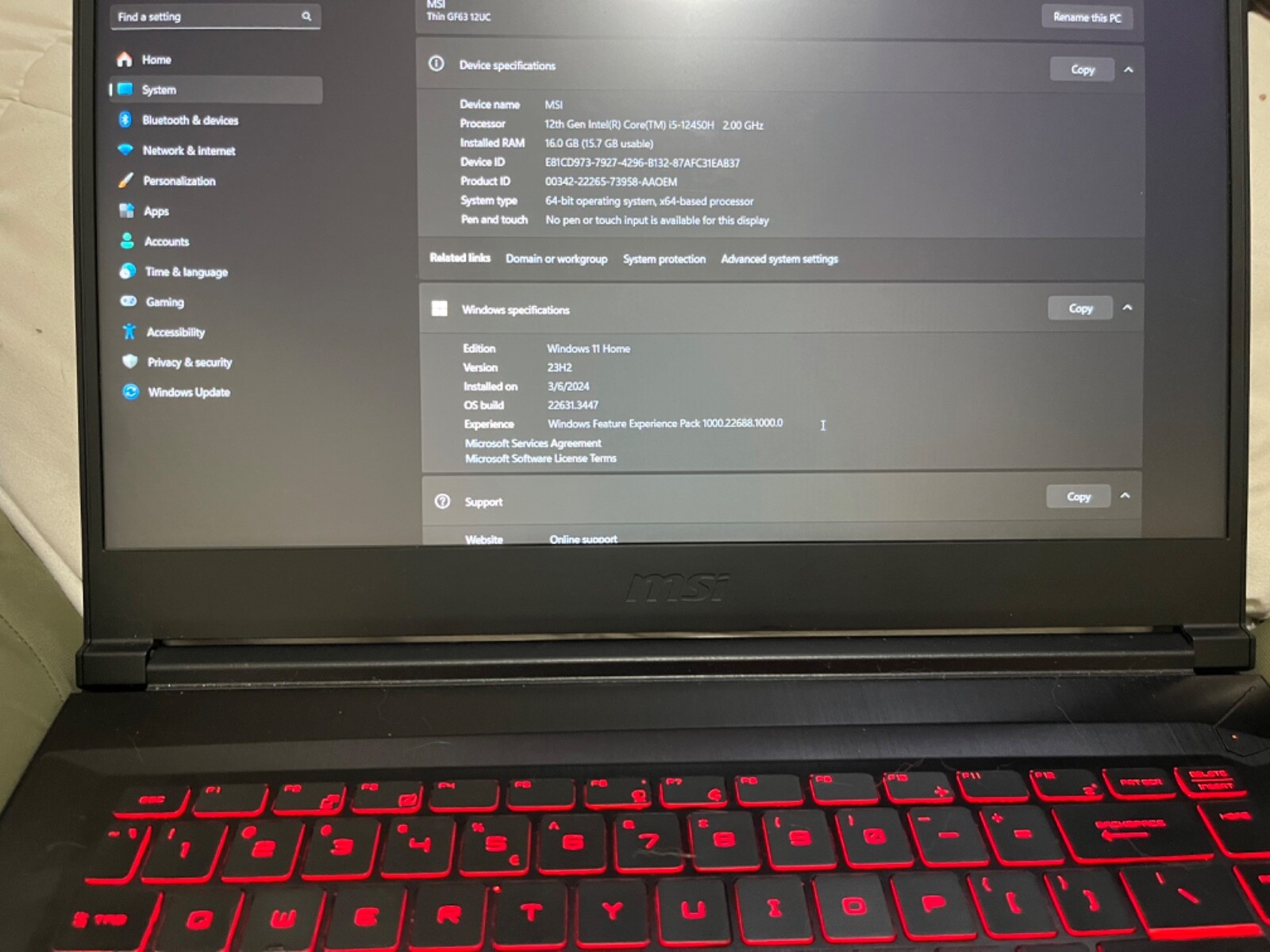 gaming laptop msi | eBay