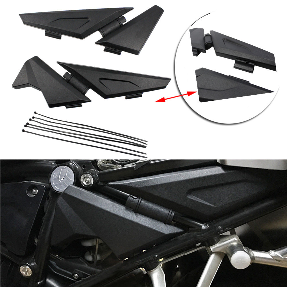 Black Side Frame Panel Guard Protector Cover For BMW R1200GS LC ADV ...