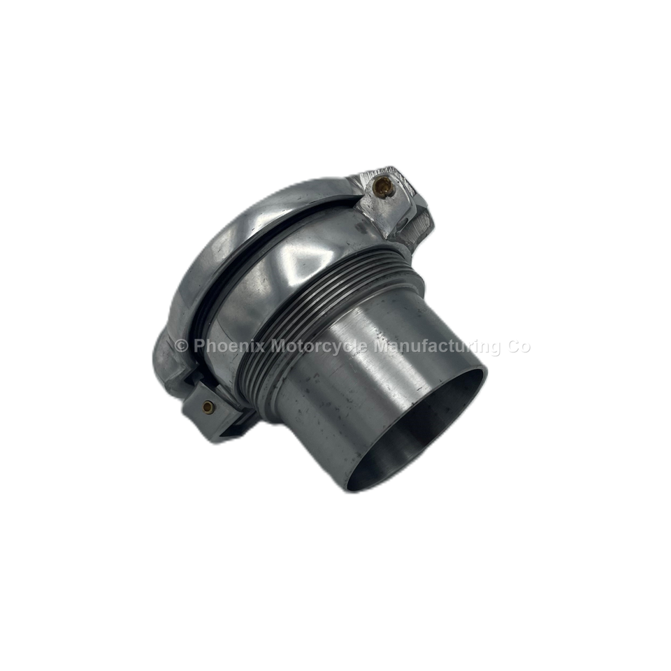 POLISHED ALUMINIUM 2" 'MONZA' FUEL CAP - WITH STEEL FILLER NECK - UK ...