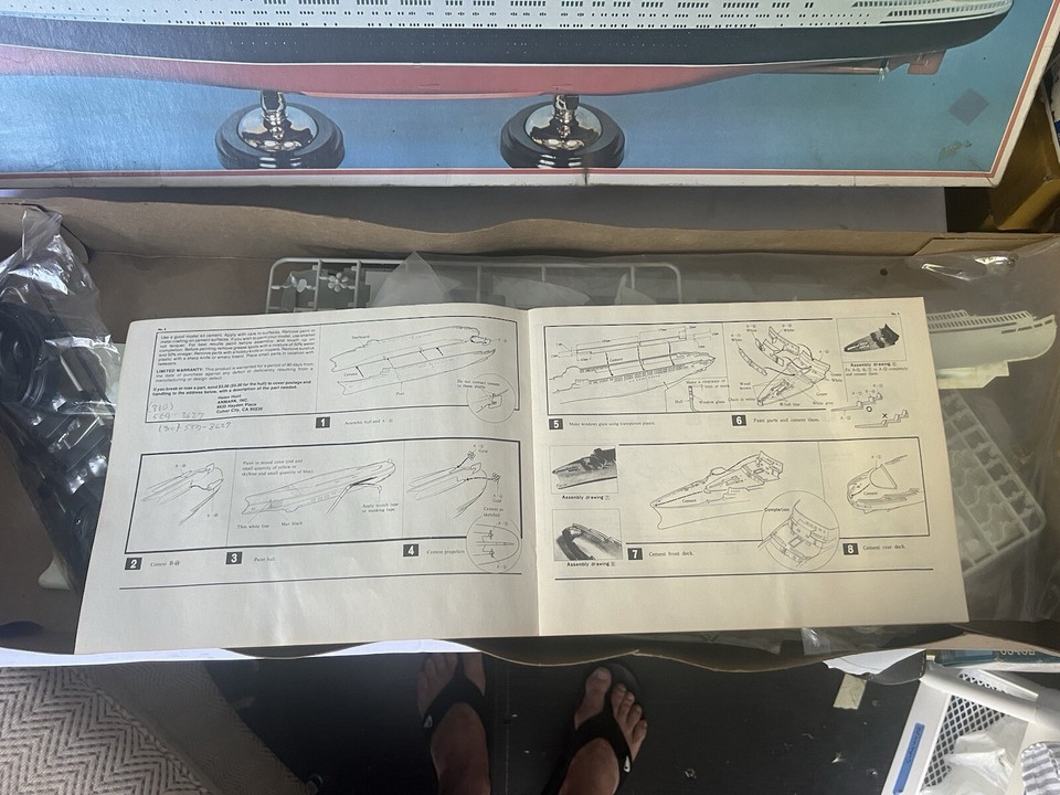 QE2 Amtrak Adult Hobby Queen Elizabeth 2 Model Ship Kit | eBay