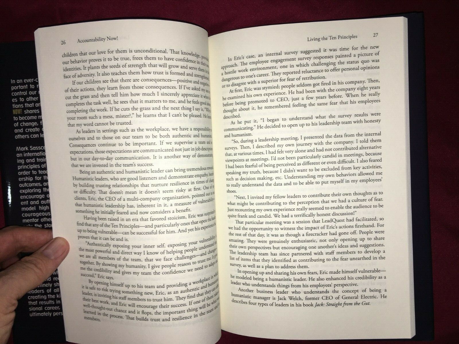 Accountability Now! Living Ten Principles of Personal Leadership -Mark ...