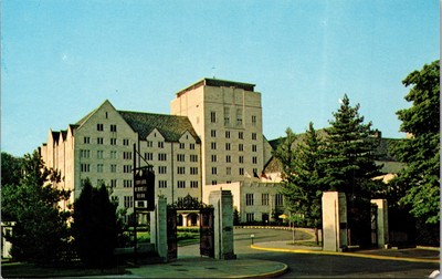 Postcard IN Bloomington Indiana University Indiana Memorial Union ...