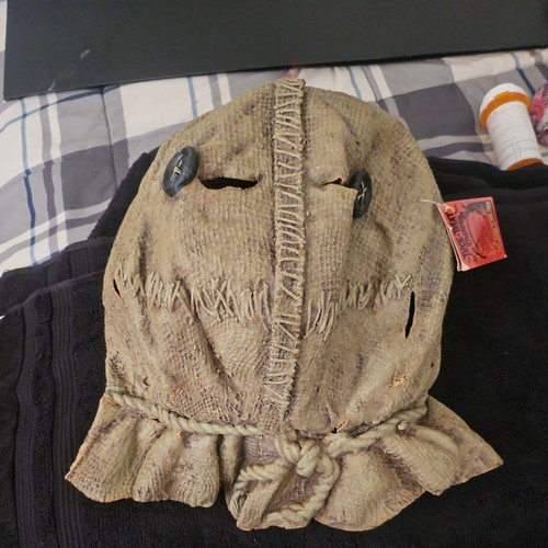 Trick r Treat "Sam" Burlap Latex Mask Halloween Trick or Treat Studios ...