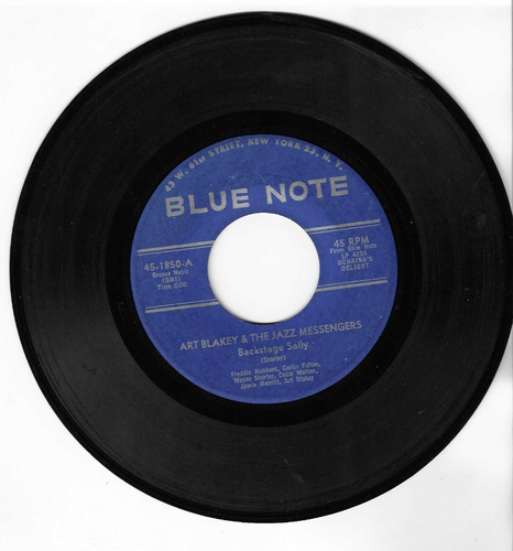 ART BLAKEY & THE JAZZ MESSENGERS - BACKSTAGE SALLY / CONTEMPLATION ...
