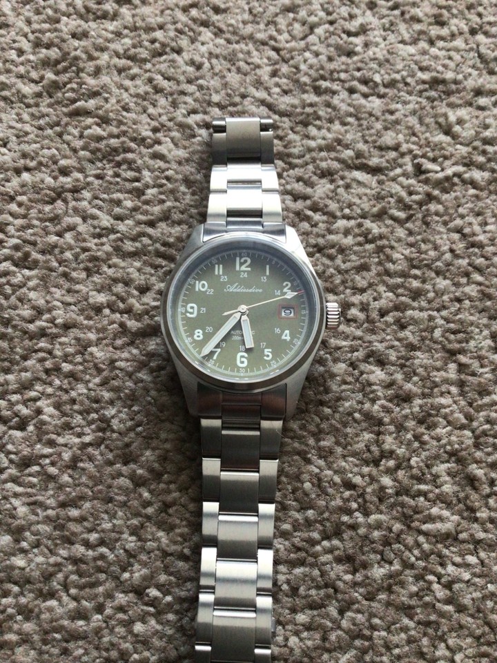 Addiesdive AD2070 automatic watch seiko nh35 sapphire crystal field ...