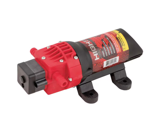 Replacement High-Flo Sprayer Pump 1.2 GPM / 60PSI / 12 Volt Pump ...